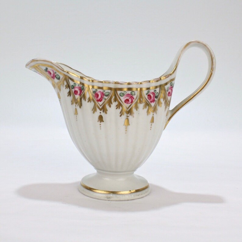 Antique 18th Century New Hall Pattern No. 83 Porcelain Creamer or Milk ...