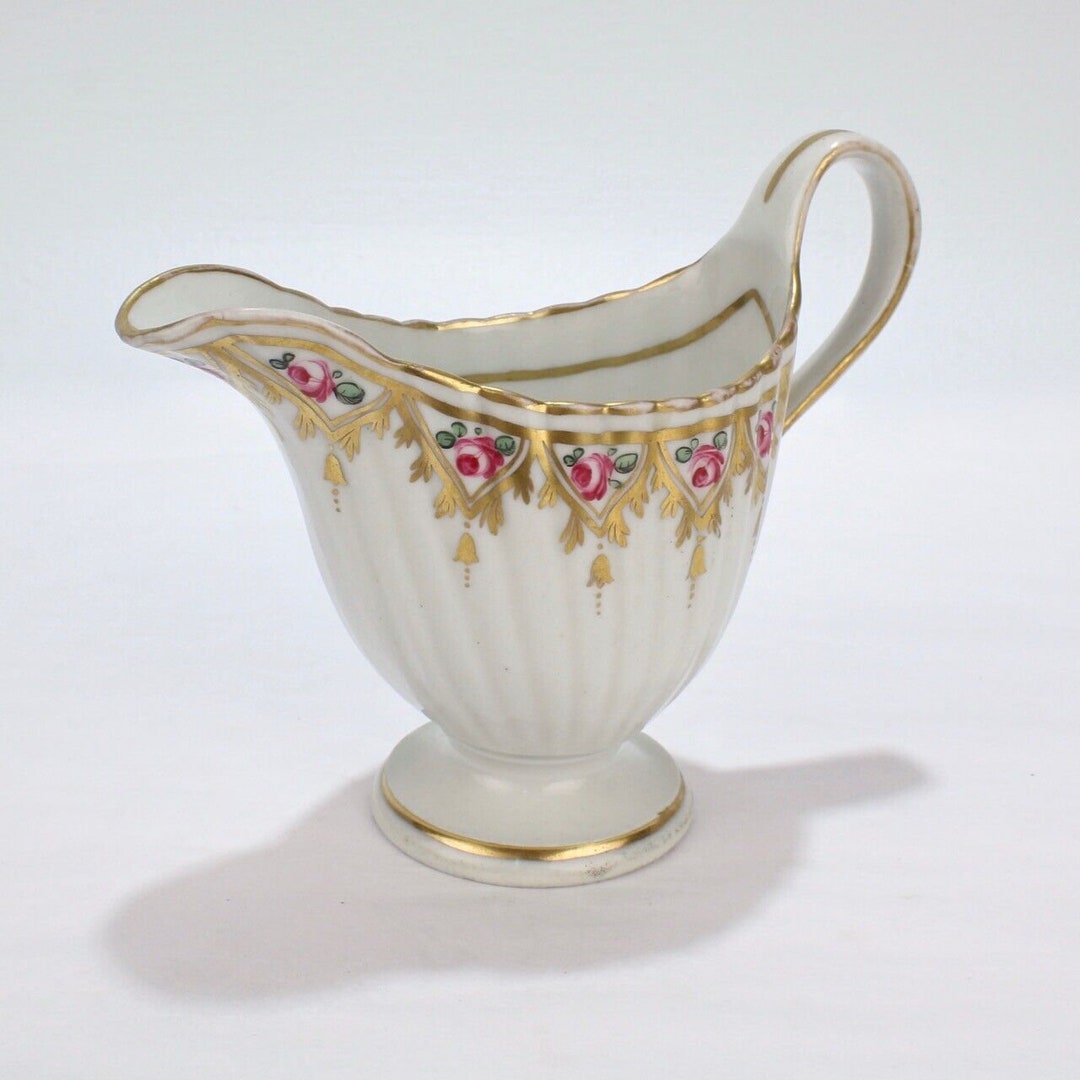 Antique 18th Century New Hall Pattern No. 83 Porcelain Creamer or Milk ...