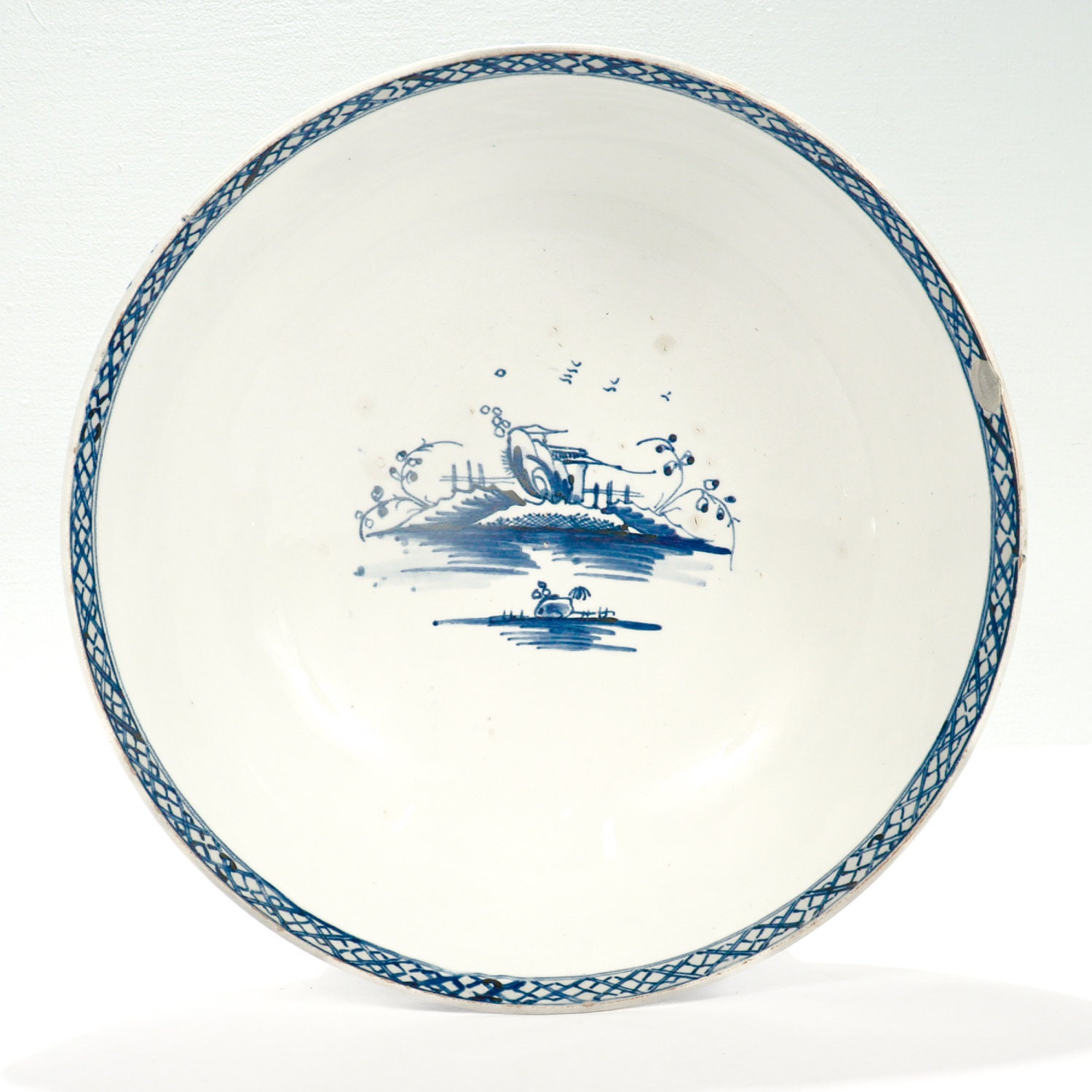 Antique Dutch Delft Pottery Punch Bowl - Etsy
