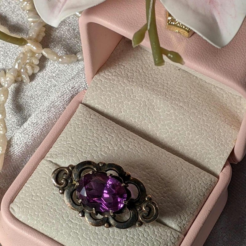 Alexandrite Brooch - Etsy