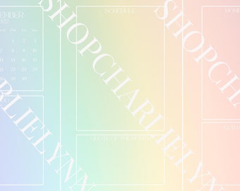 FALL 2022 AESTHETIC Desktop Organizer Background - Etsy