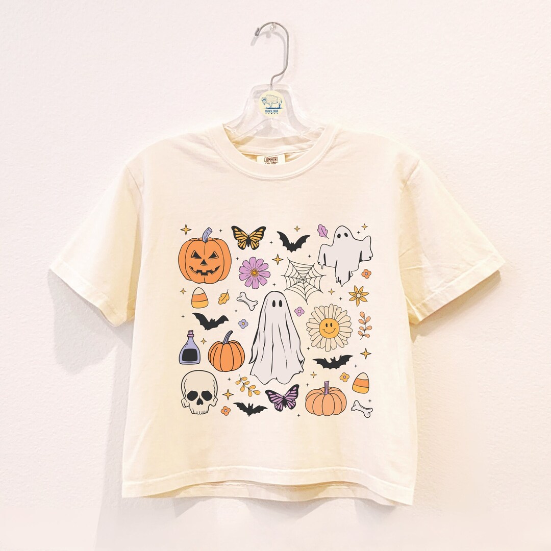 Halloween Crop Top, Hocus Pocus T Shirt, Retro Halloween Theme ...