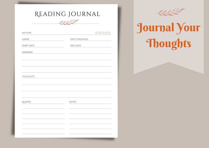 Printable Reading Planner, Book Lovers Planner, Reading Log, Reading ...