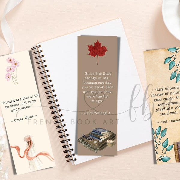 Quote Bookmark - Etsy