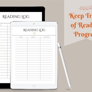 Printable Reading Planner, Book Lovers Planner, Reading Log, Reading ...