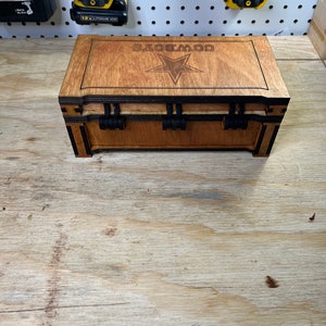 Wooden Hinge Box - Etsy