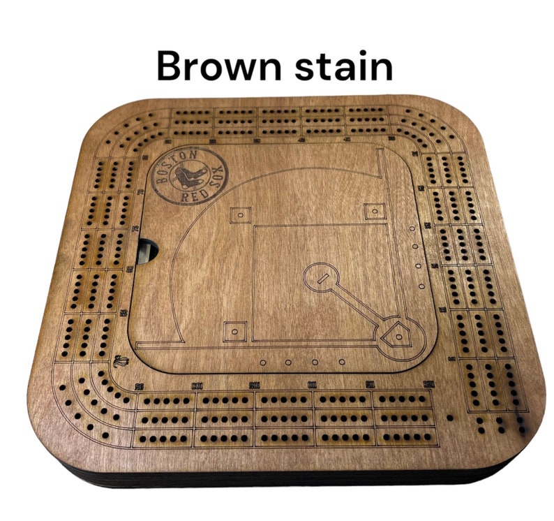 Baseball Cribbage Board: Custom Team Logo Personalized - Etsy
