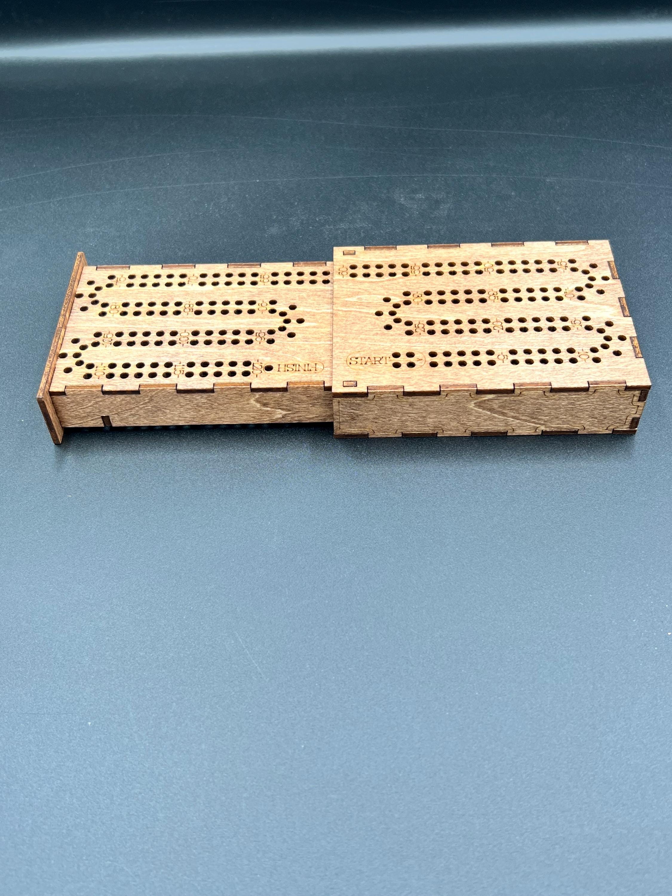 Travel Hockey Cribbage Board - Custom Engraving and Logos - Etsy