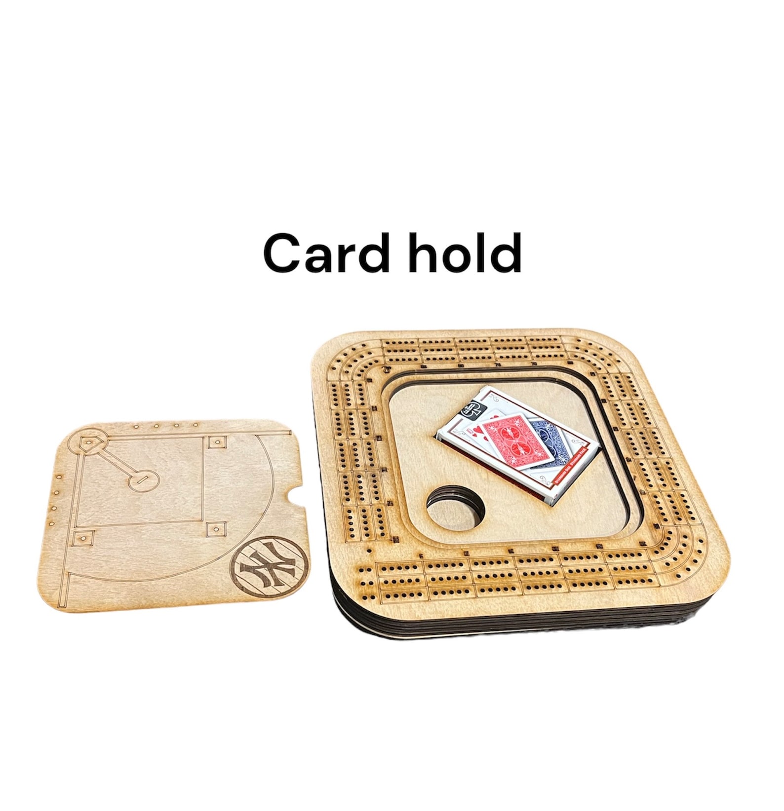 Baseball Cribbage Board: Custom Team Logo Personalized - Etsy