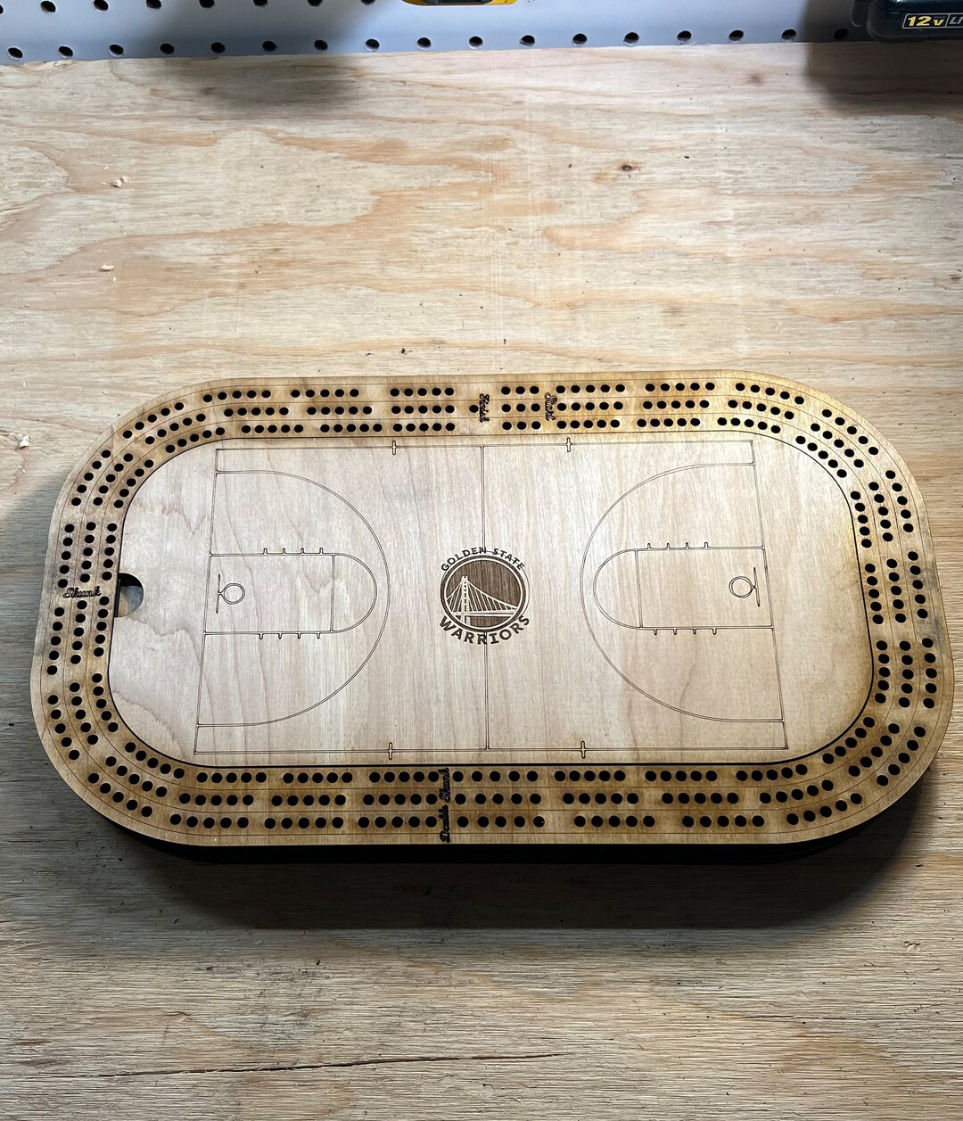 Basketball Cribbage Board: Personalized Cribbage Board Custom - Etsy