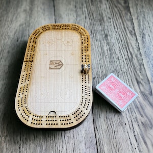 Custom Hockey Cribbage Board: Personalized Team Logo Gift - Etsy