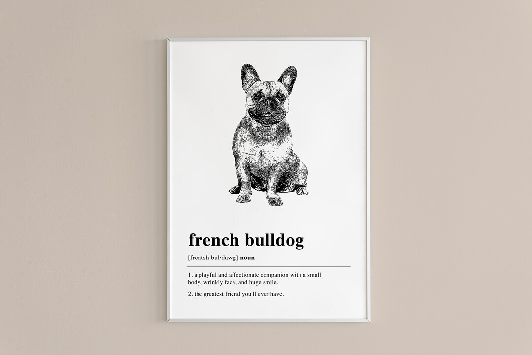 French Bulldog Printable Wall Art | French Bulldog Gift | Dog Lover ...