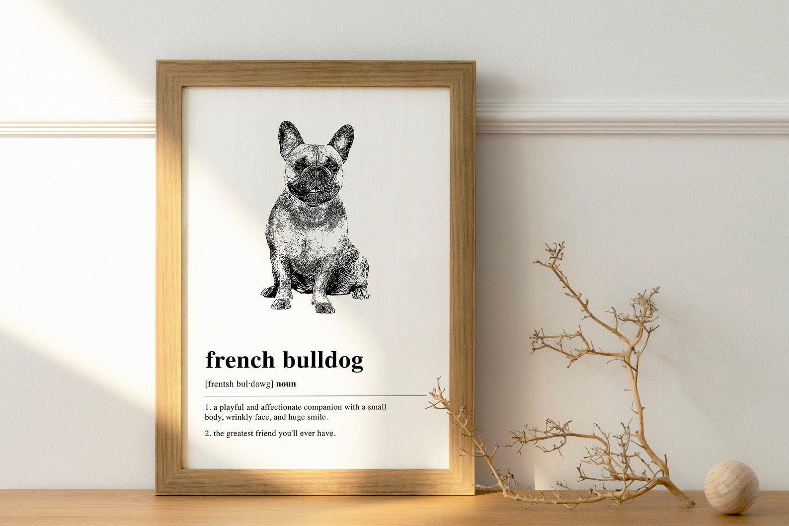 French Bulldog Printable Wall Art | French Bulldog Gift | Dog Lover ...
