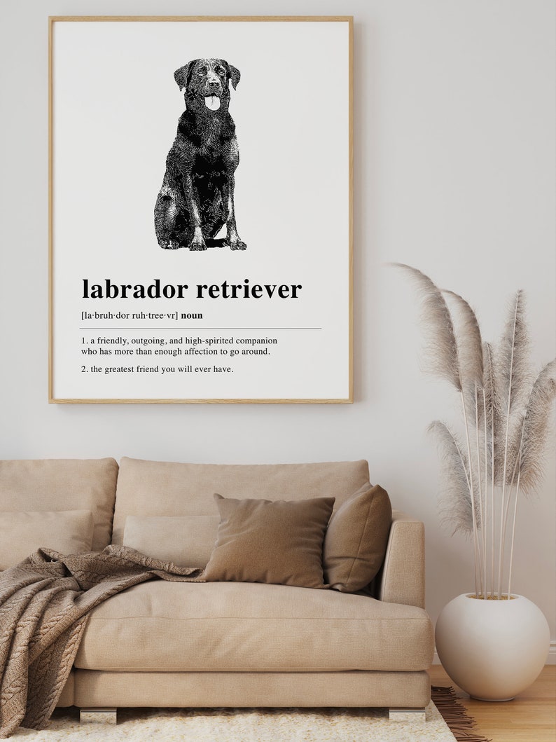 Labrador Retriever Printable Wall Art | Dog Lover Gift | Dog Art | Dog ...