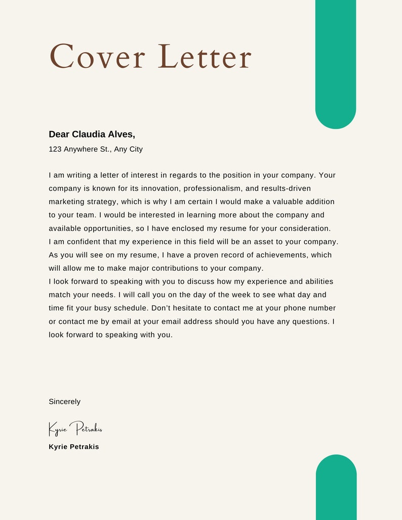 Cover Letter Template Sample Letter & Writing Tips Motivational Letter ...