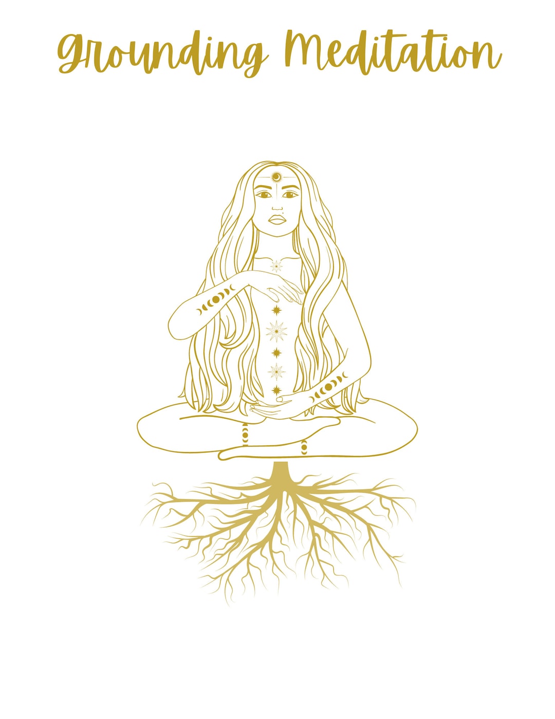 Grounding Meditation Guide With Session | Psychic Interpretations - Etsy