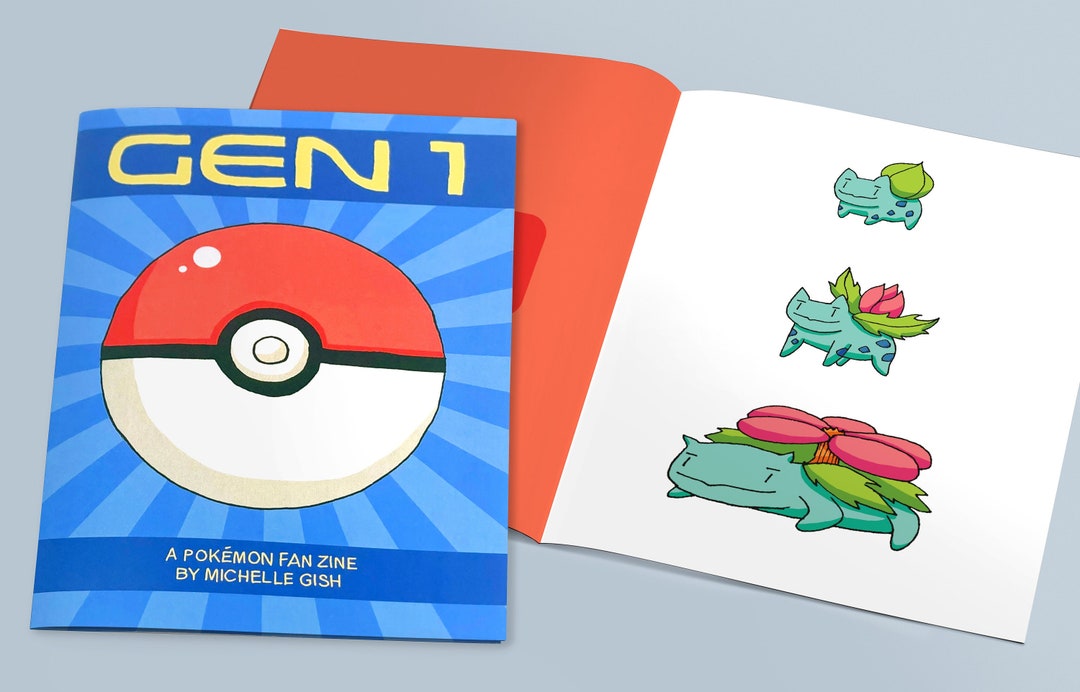 Gen 1 Pokemon Fan Zine Illustrated First Generation Fan - Etsy