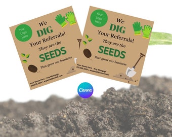 We Dig Your Referrals - Etsy