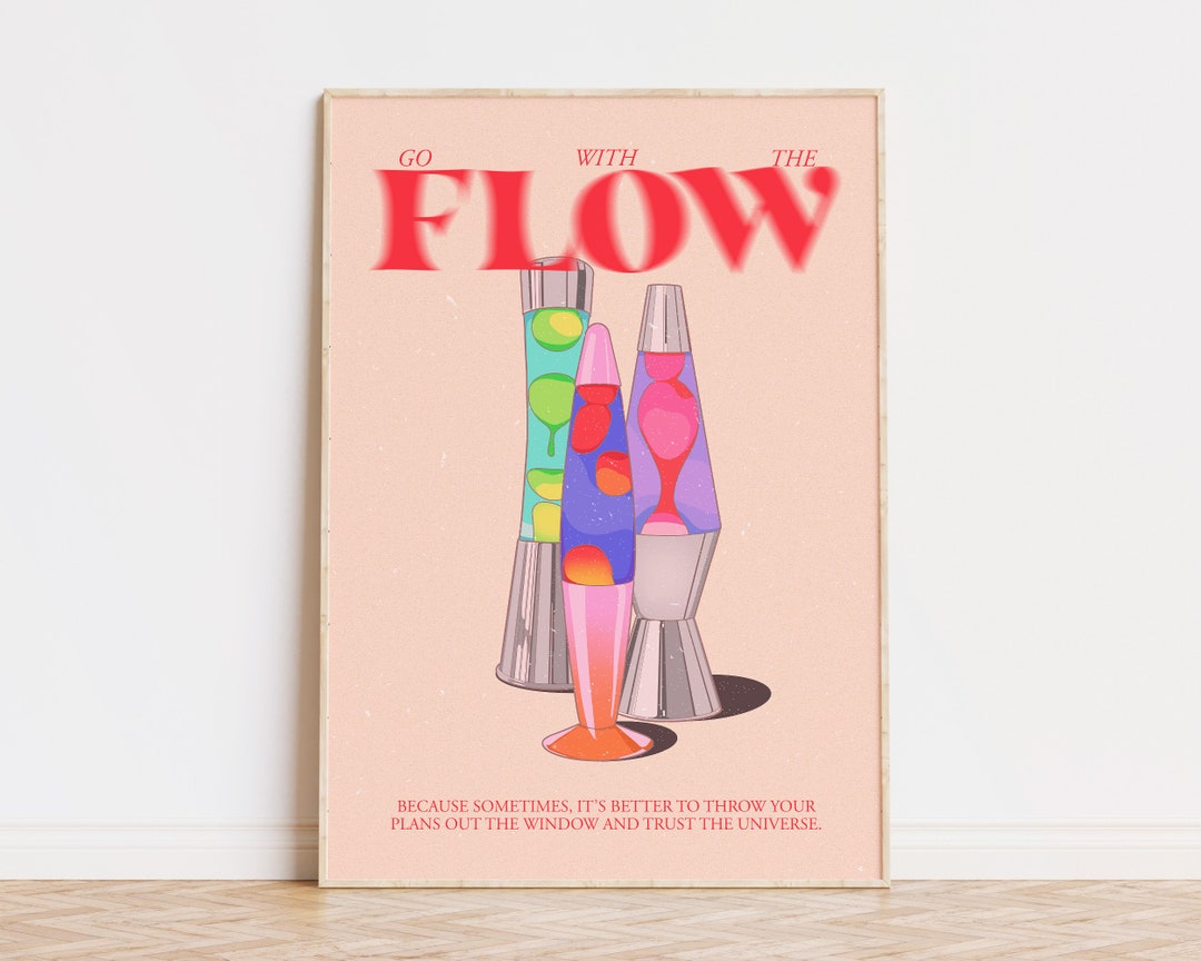 Colorful Retro Mental Health Poster, Aesthetic Teen Room Decor, Funky ...