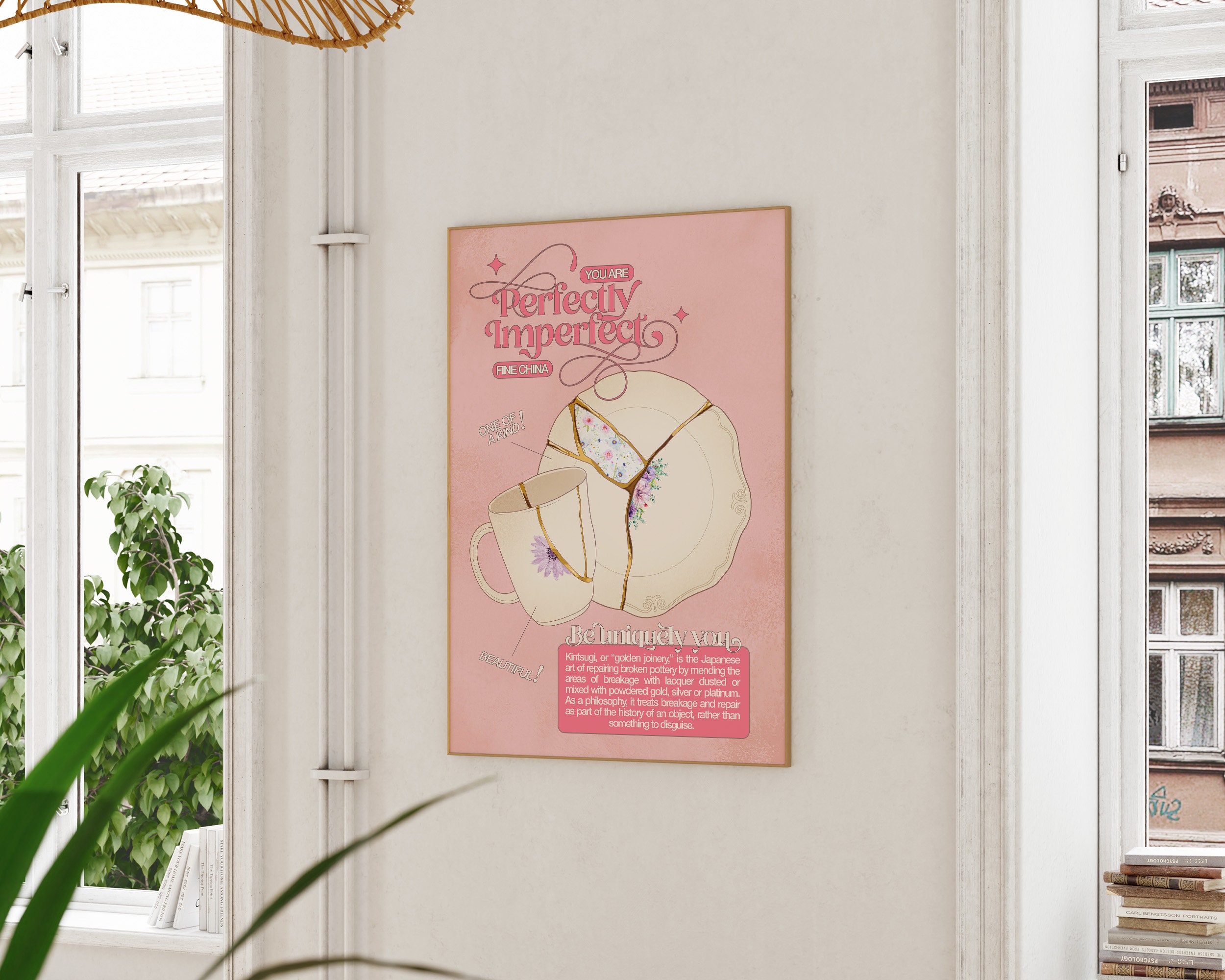 Pastel Pink Positive Affirmation Poster, Aesthetic Teen Girl Room Decor ...