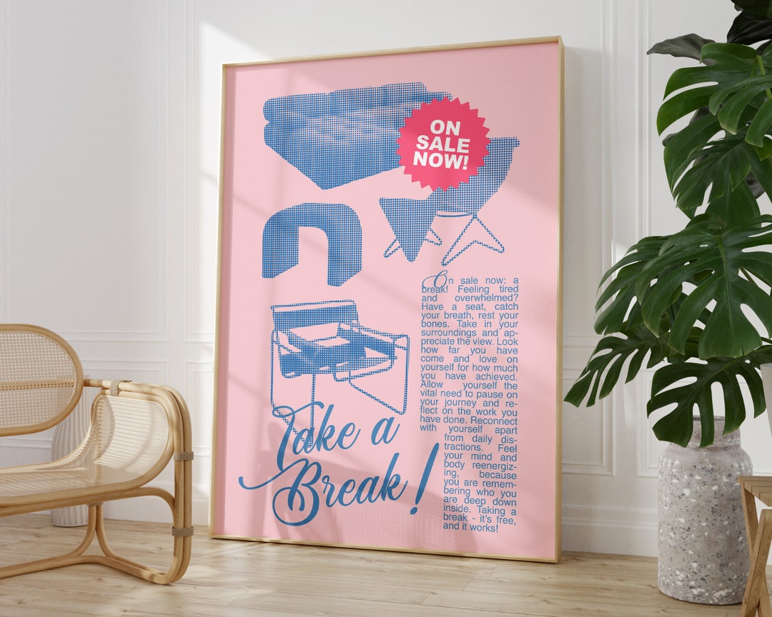 Pastel Pink Mental Health Poster, Therapy Office Wall Art, Cute Girls ...