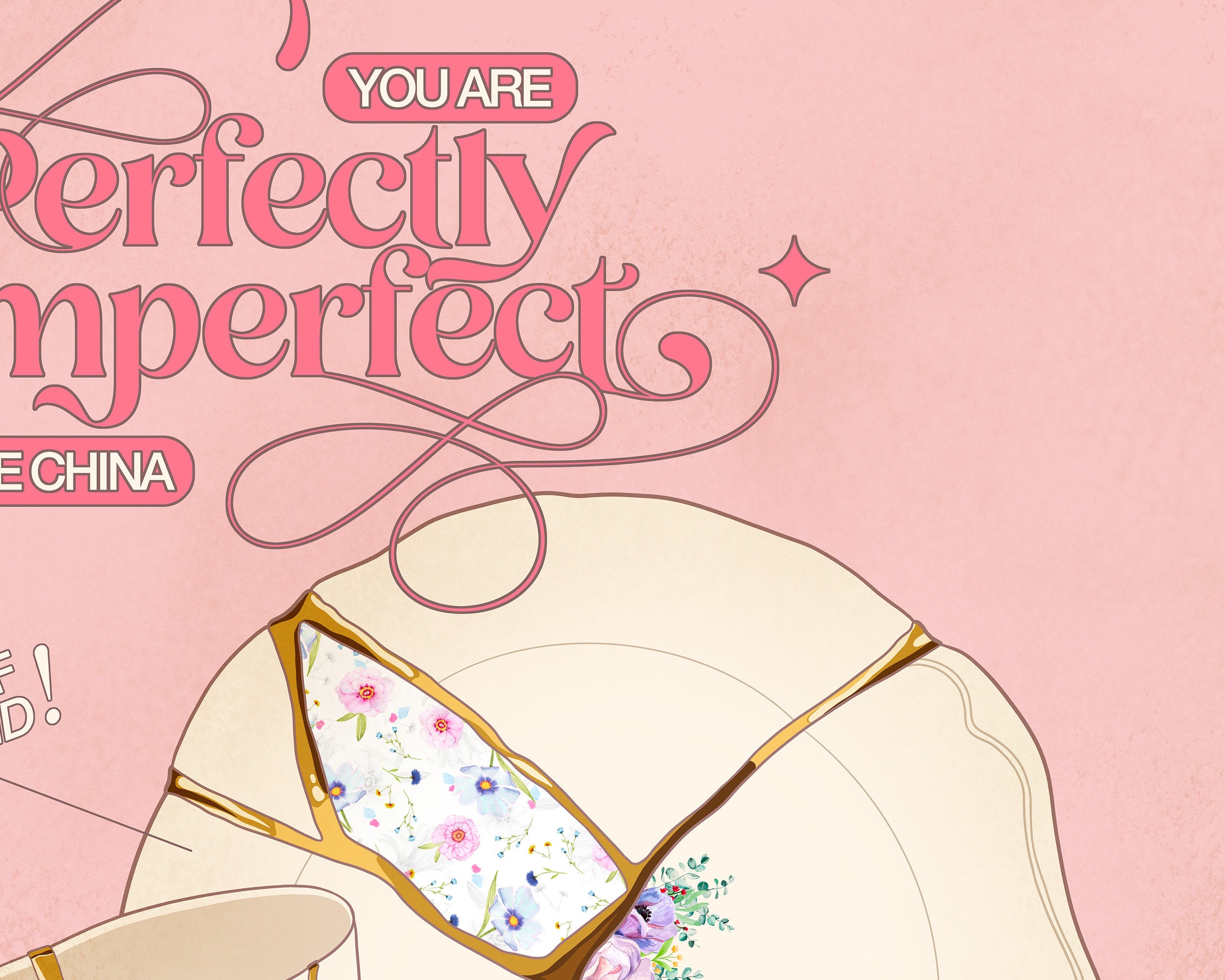 Pastel Pink Positive Affirmation Poster, Aesthetic Teen Girl Room Decor ...