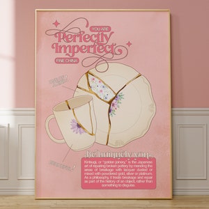 Pastel Pink Positive Affirmation Poster, Aesthetic Teen Girl Room Decor ...