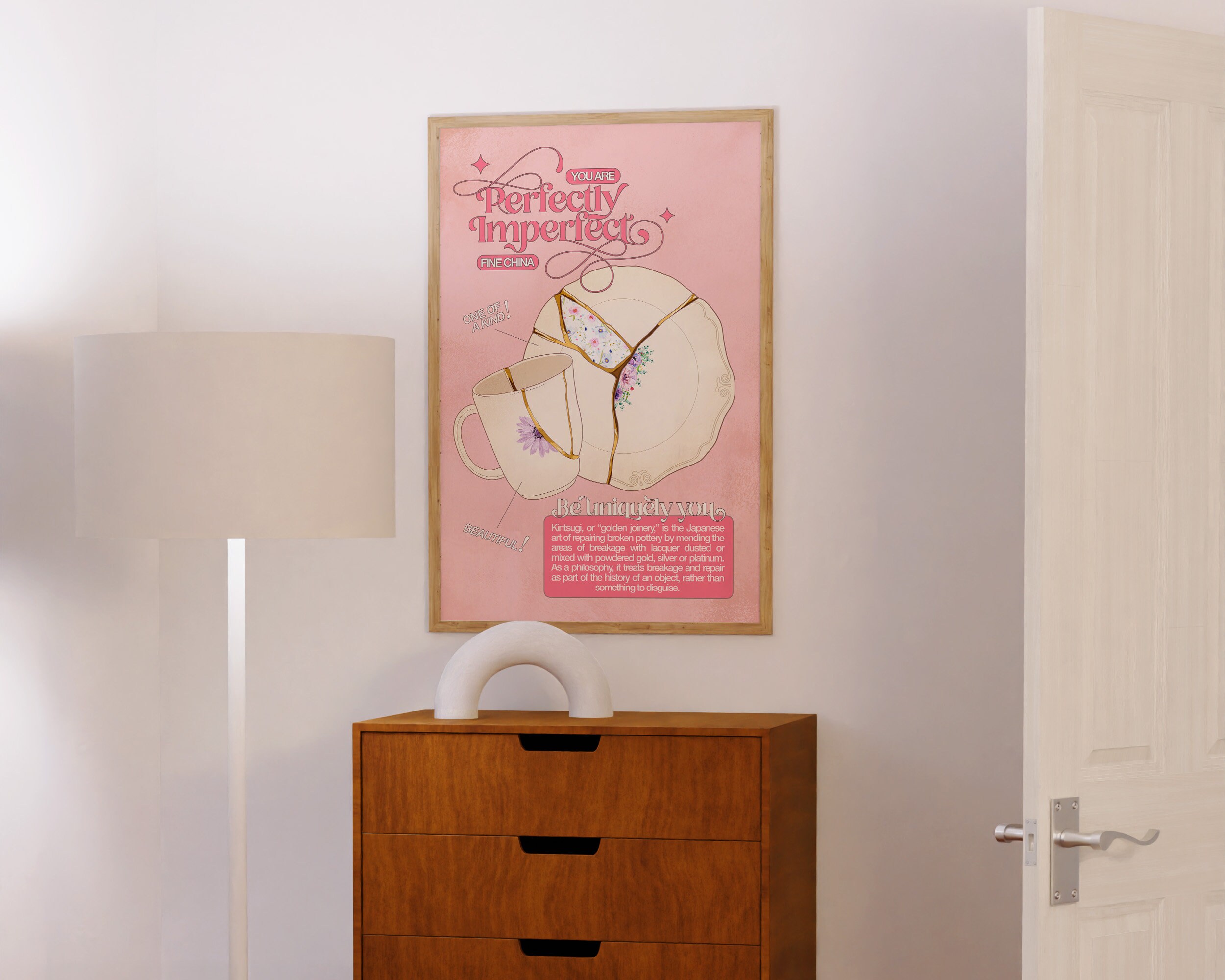 Pastel Pink Positive Affirmation Poster, Aesthetic Teen Girl Room Decor ...