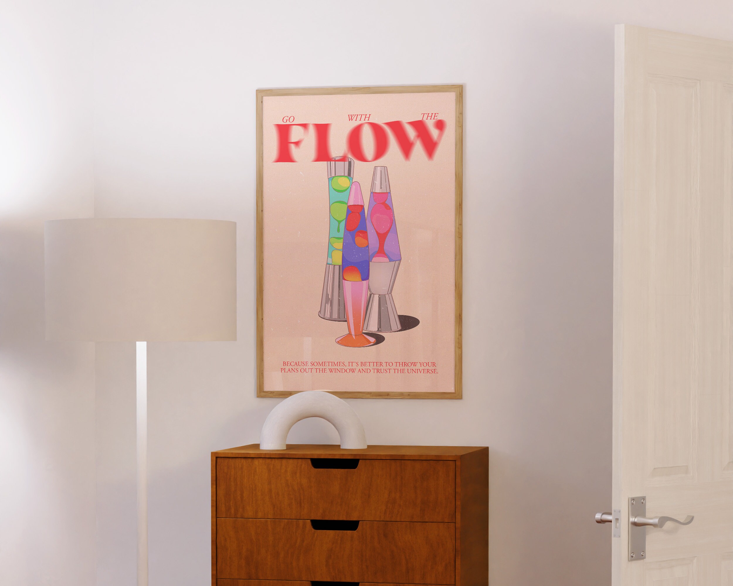 Colorful Retro Mental Health Poster, Aesthetic Teen Room Decor, Funky ...