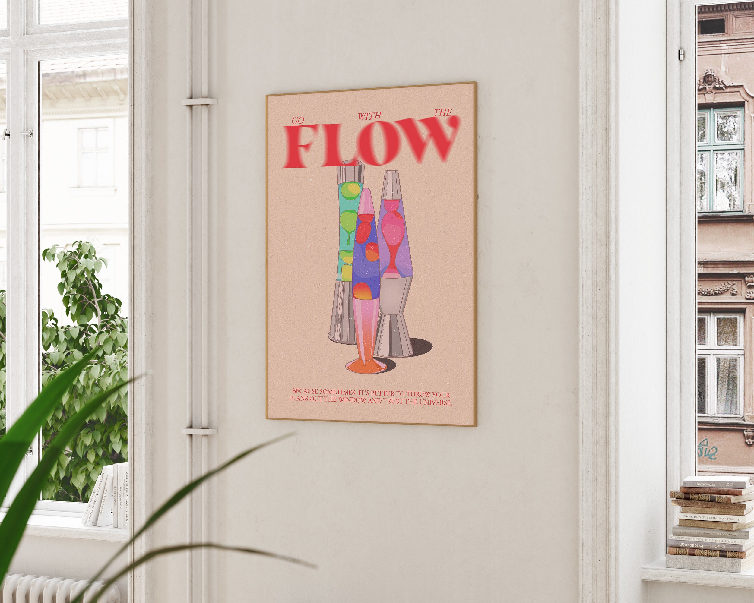 Colorful Retro Mental Health Poster, Aesthetic Teen Room Decor, Funky ...