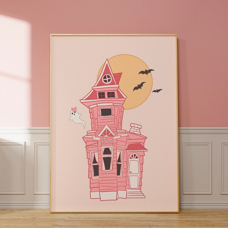 Cute Halloween Poster - Etsy