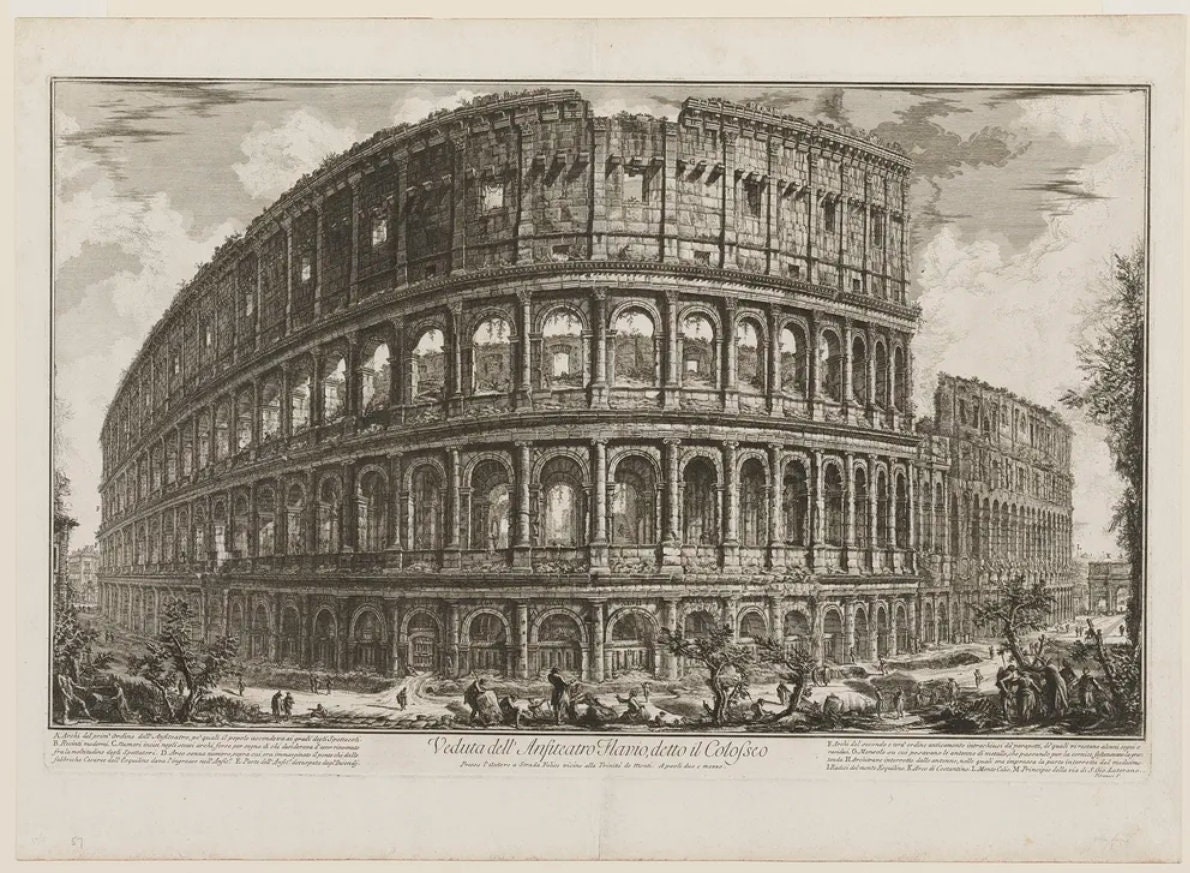 Roman Colosseum Framed Wall Art: the Coliseum Minneapolis Institute of ...