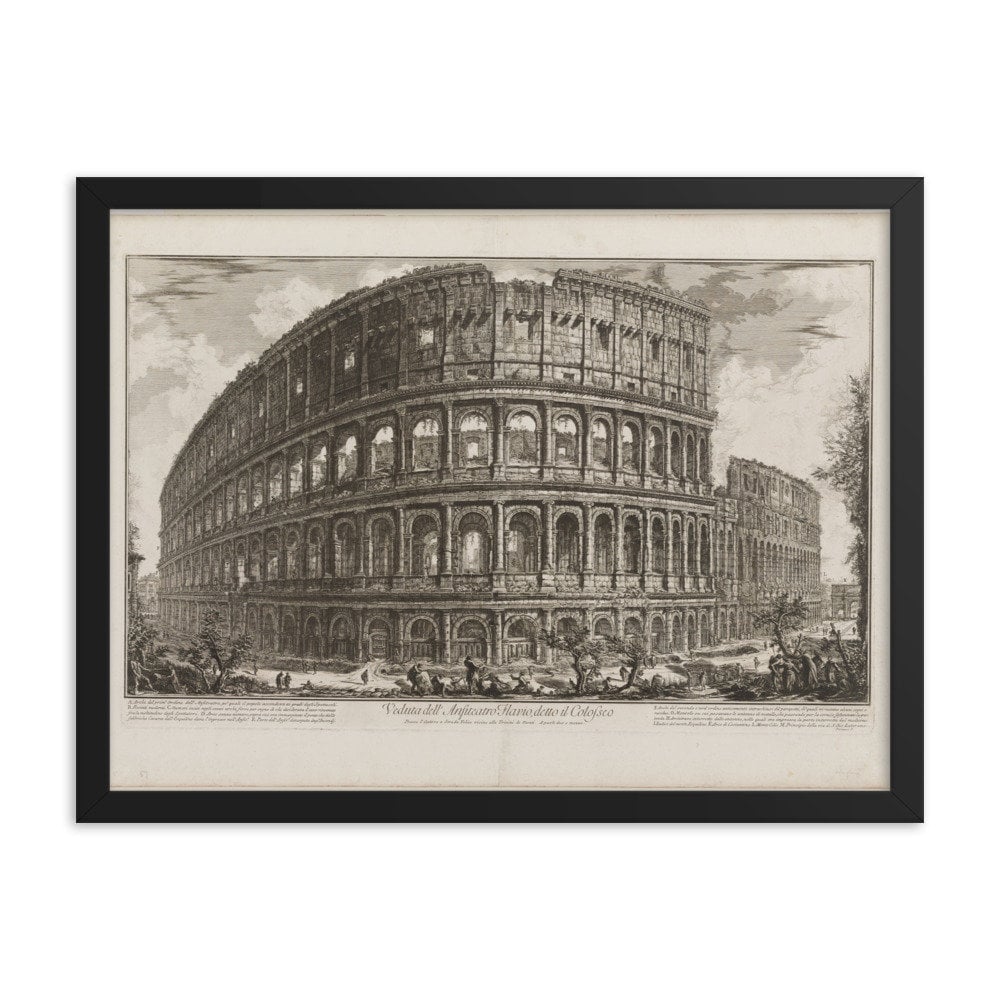 Roman Colosseum Framed Wall Art: "the Coliseum" - Minneapolis Institute ...