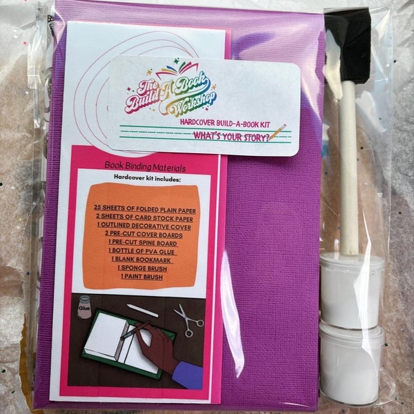 Kids Book Binding Kit - Etsy