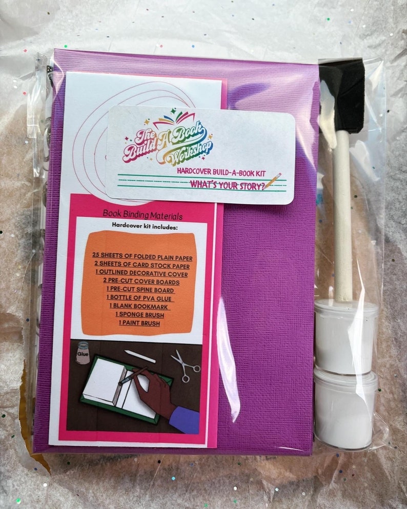 DIY Hardcover Book Binding Kit: Arts & Crafts Project - Etsy