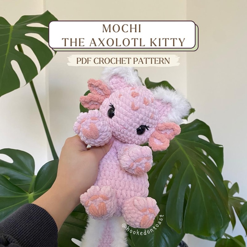 Axolotl Valentine Crochet - Etsy