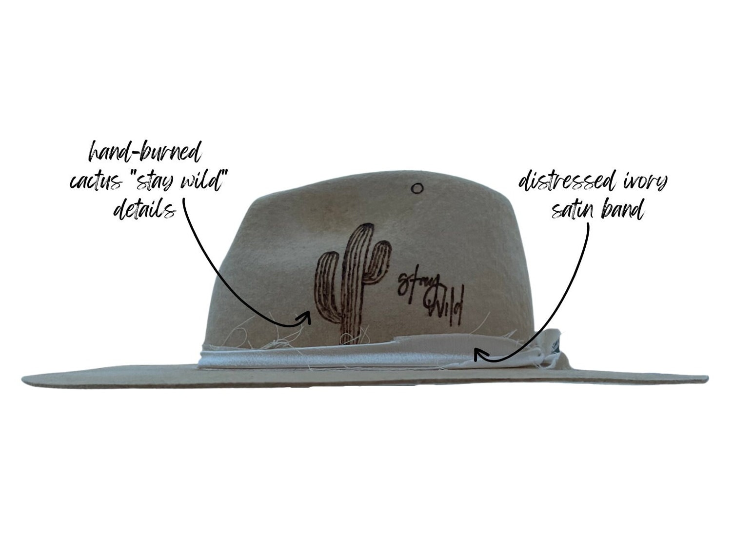 STAY WILD Wide Brim Hat - Etsy
