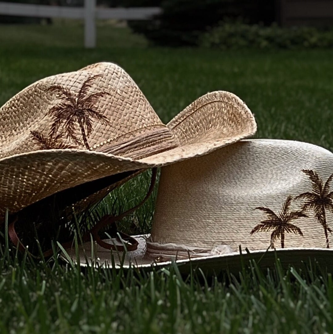 Custom Straw Cowboy Hat - Etsy