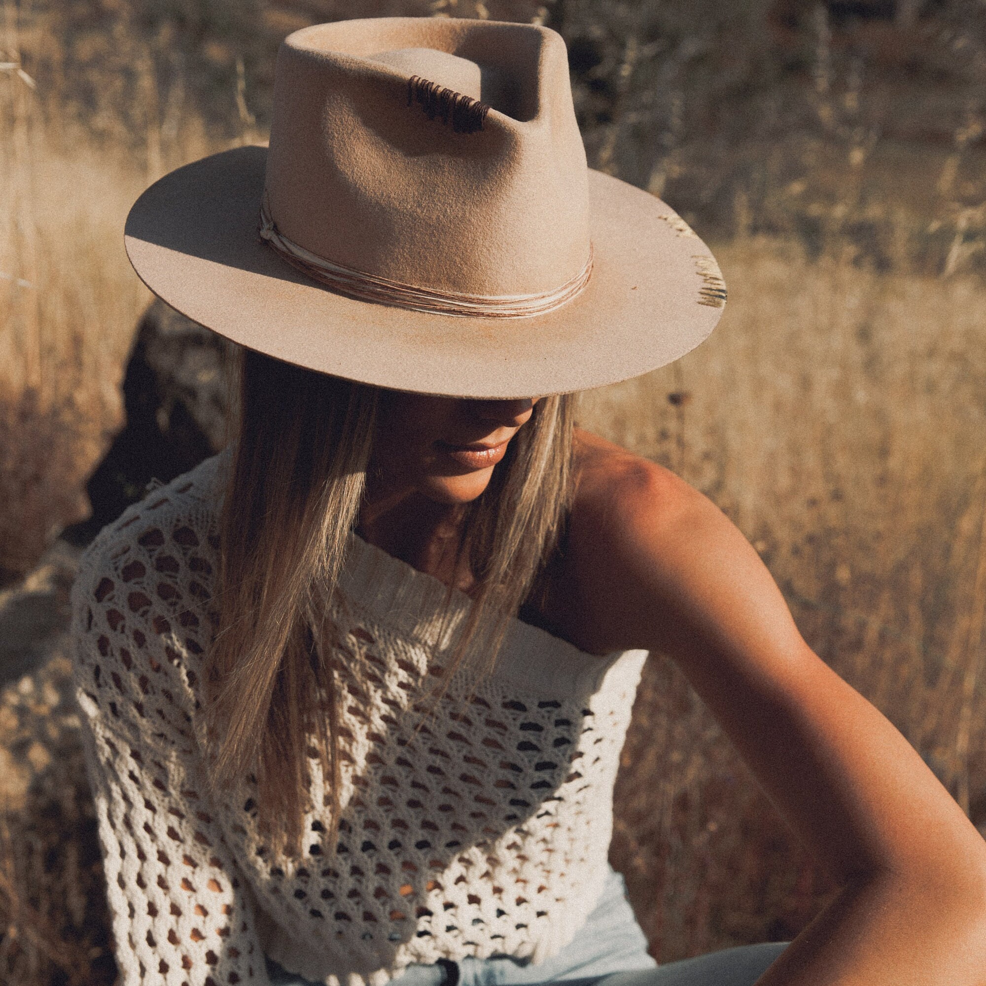 REVERIE Wide Brim Hat - Etsy