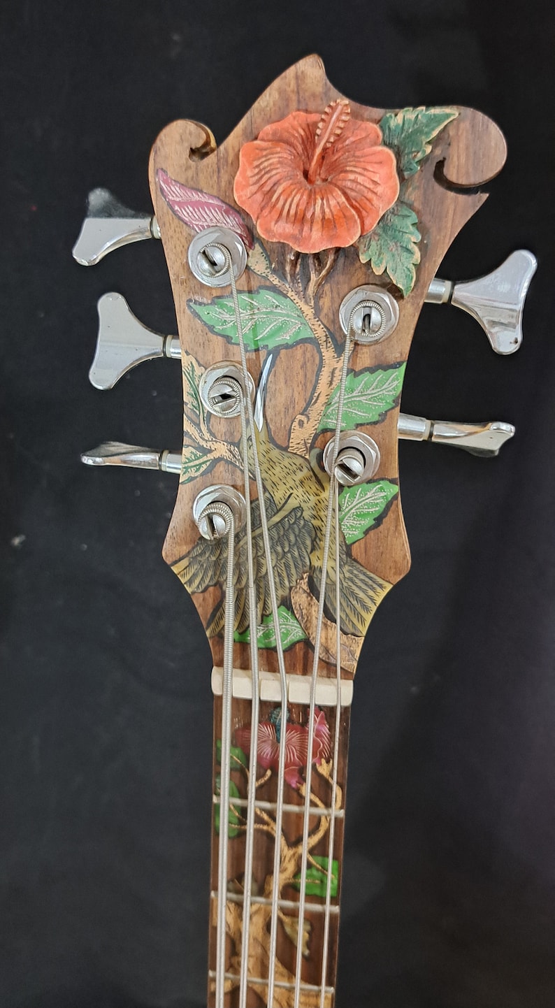 Blueberry Handmade Five-string Bass Guitar With Seymour Duncan Bassline ...