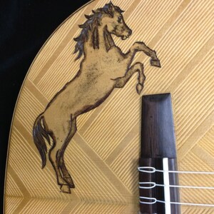 Blueberry Handmade Classical Guitar Nylon Strings Horses Motif - Etsy