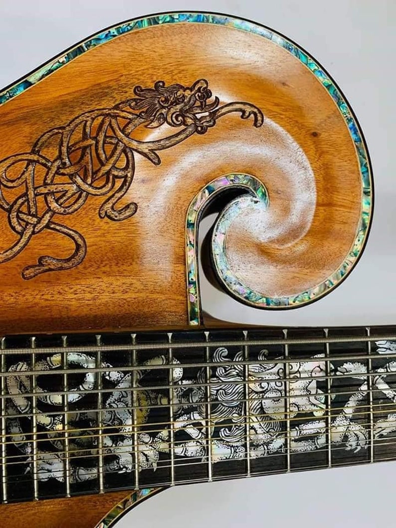 Blueberry Handmade Grand Twelve String Mandolin Built for You With Love ...