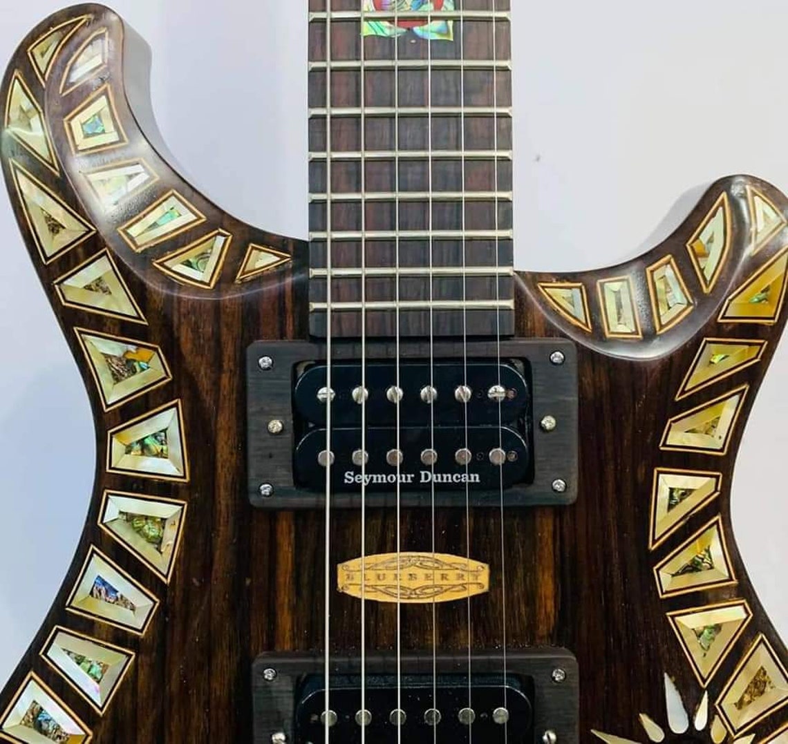 Blueberry Handmade Electric Guitar Made to Order 90-days Delivery - Etsy