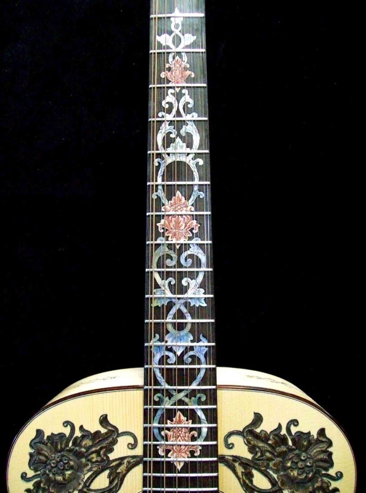 Blueberry Handmade Twelve String (12 String) Acoustic Guitar - Grand ...