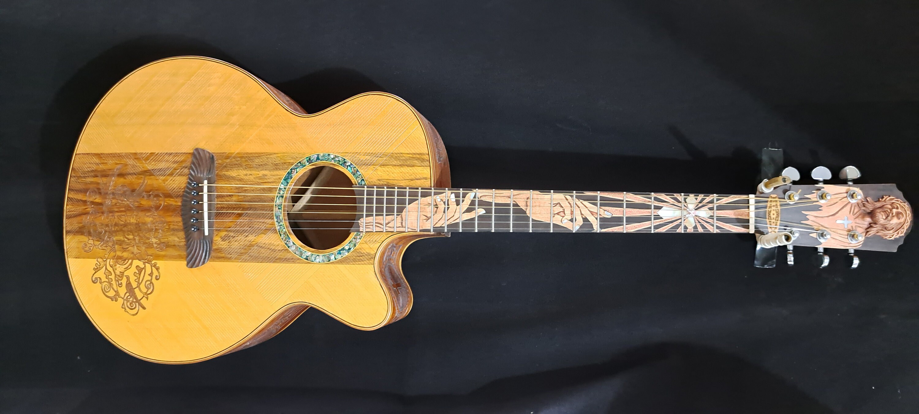 Blueberry NEW IN STOCK Handmade Acoustic Guitar Grand Concert - Etsy