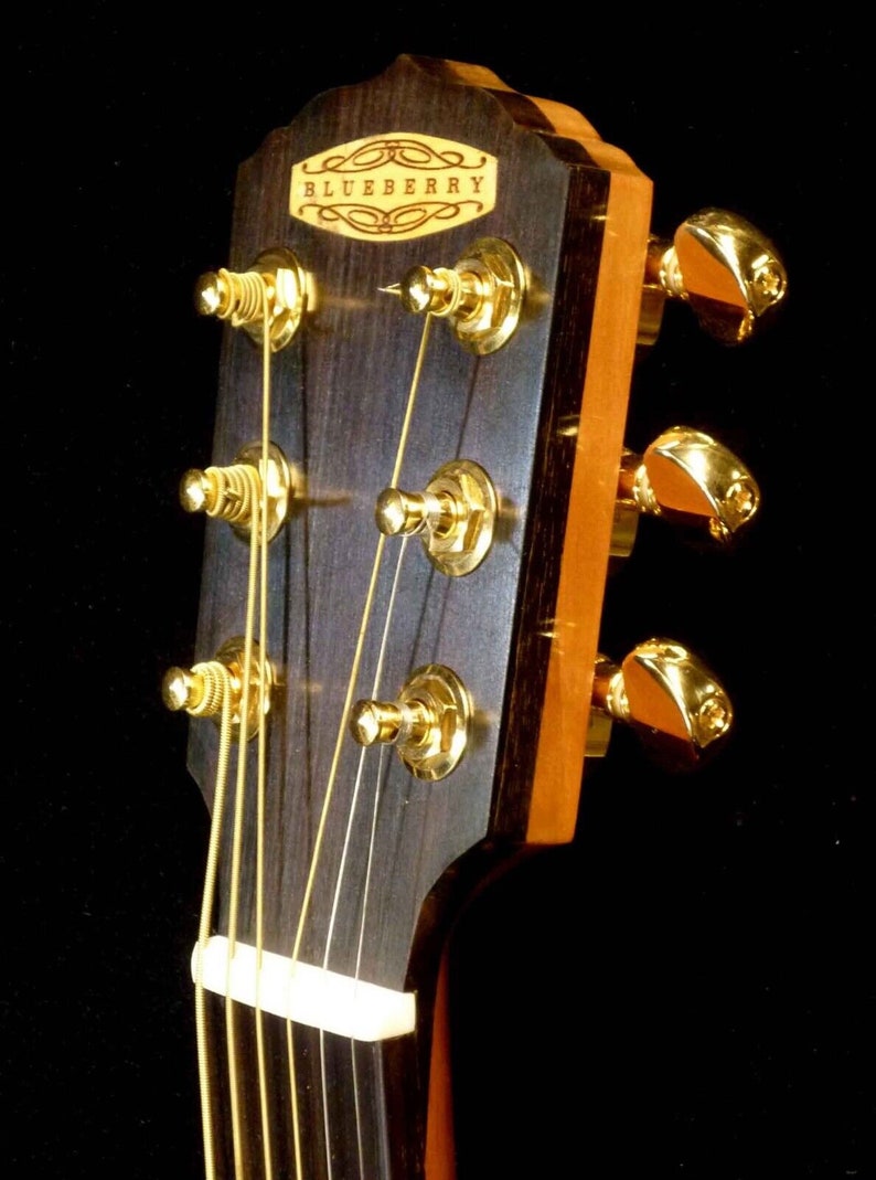 Blueberry Handmade Travel Guitar - Built to Order 90-day Delivery - Etsy