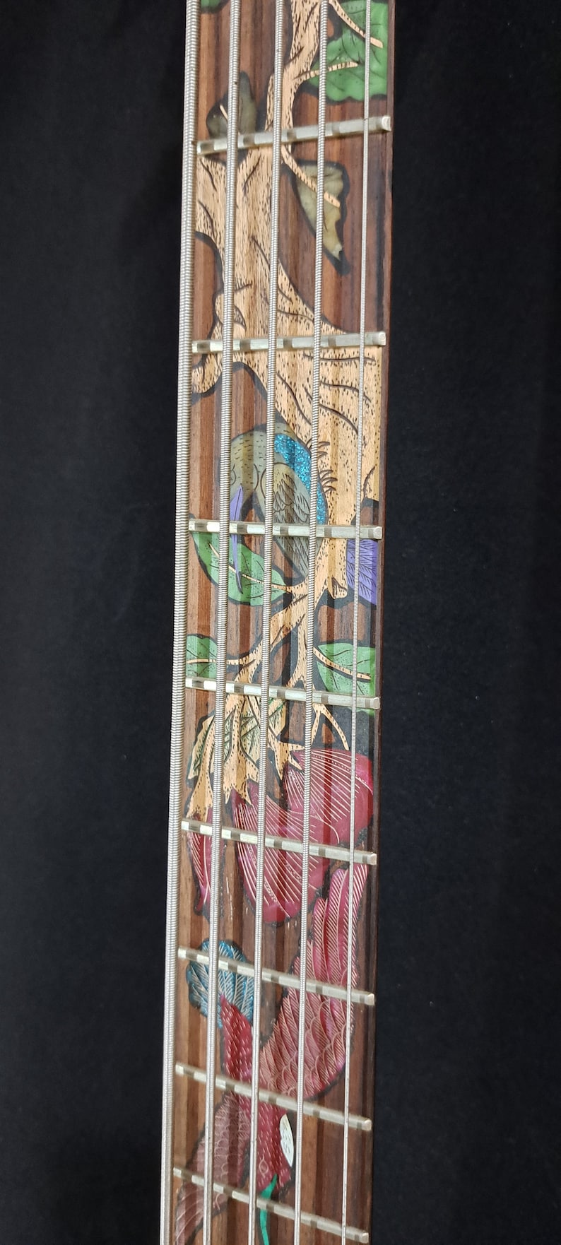 Blueberry Handmade Five-string Bass Guitar With Seymour Duncan Bassline Pickups - Etsy