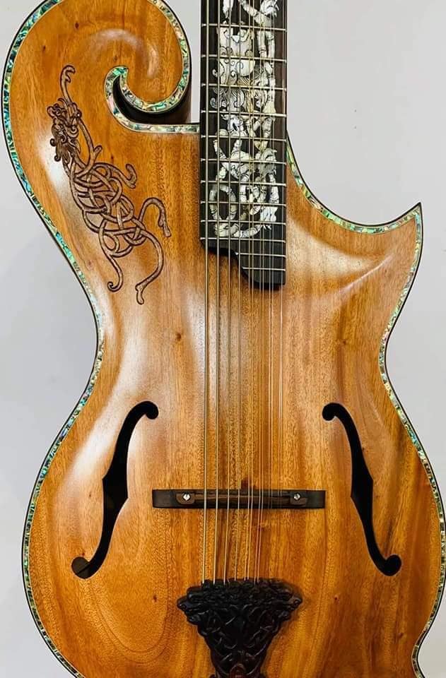 Blueberry Handmade Grand Twelve String Mandolin Built for You With Love ...