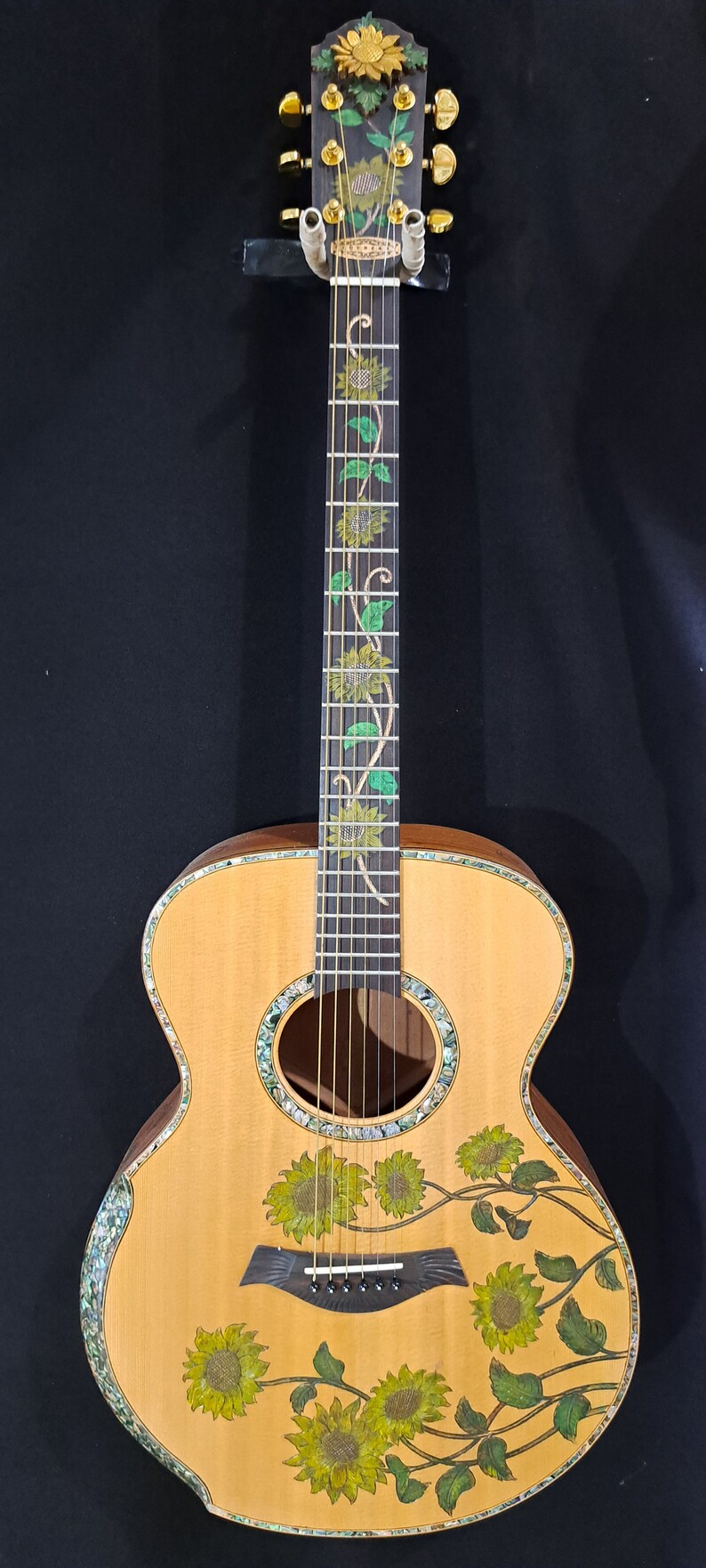 Blueberry NEW IN STOCK Handmade Acoustic Guitar Grand Concert - Yellow ...