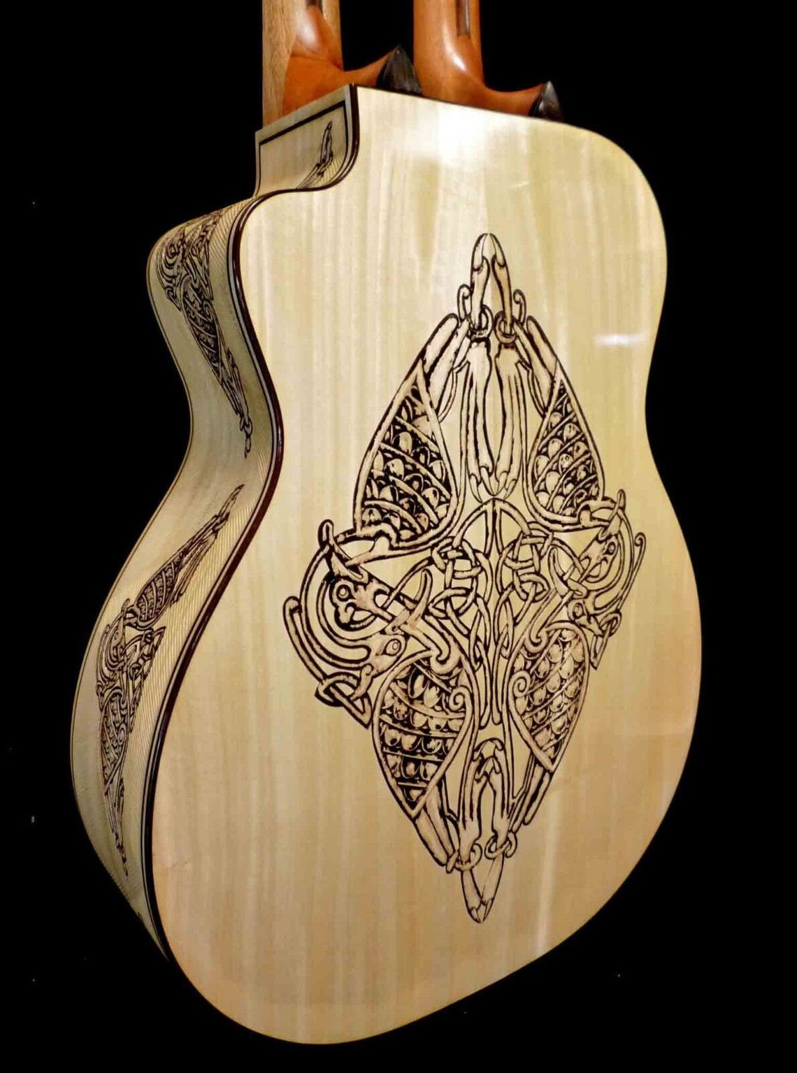 Blueberry Handmade Double Neck Acoustic Guitar Built to Order in Any ...